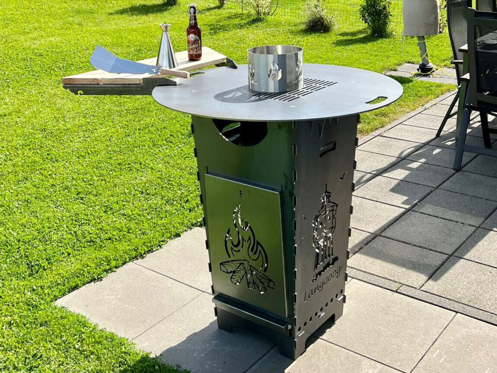 Sechs- und viereckige Grilltonne Hexagon und quattro - Chill-Grill
